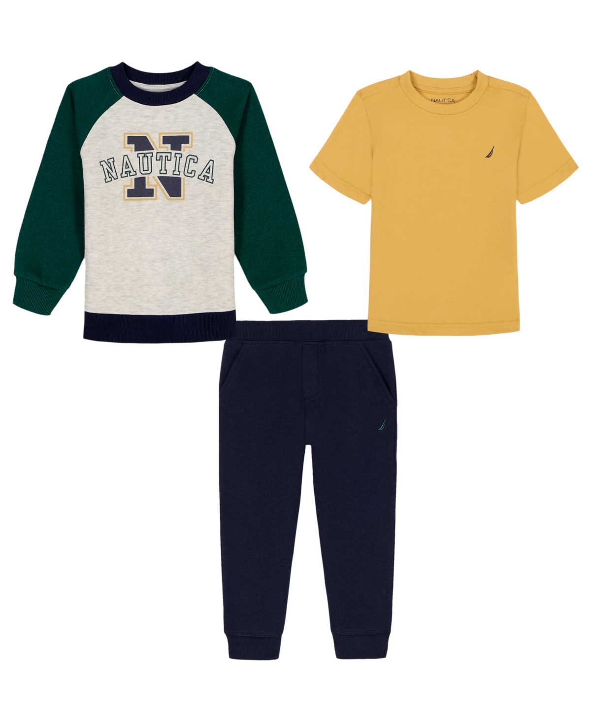 Click here for Nautica Toddler & Little Boys 2T-7 3-Piece T-Shirt... prices