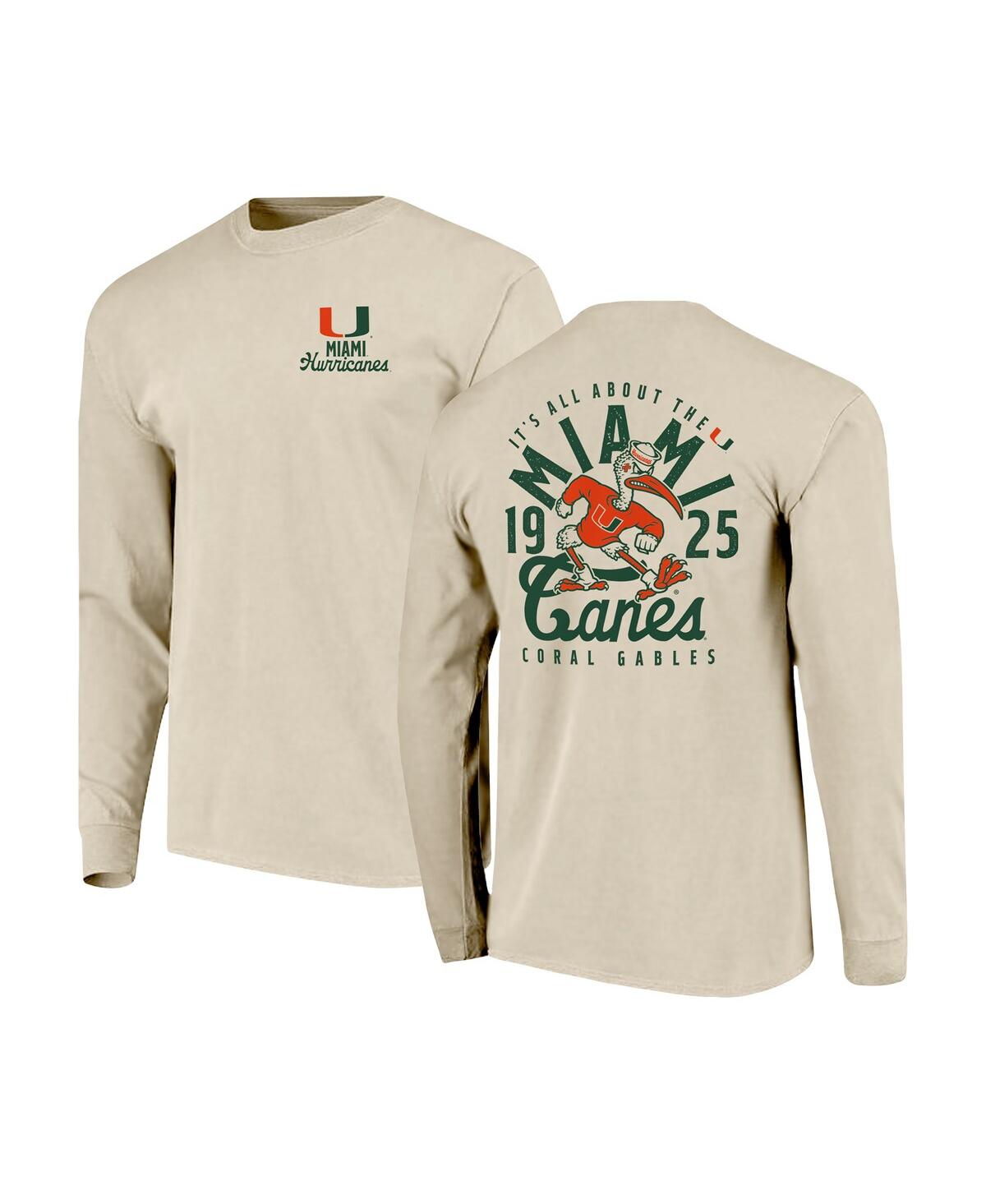 Click here for Image One Mens Natural Miami Hurricanes Comfort Co... prices