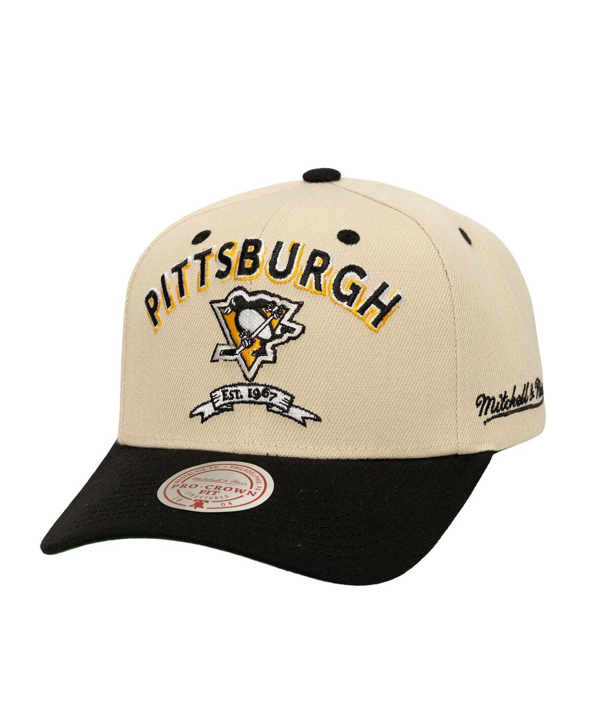 Click here for Mitchell & Ness Mens Cream Pittsburgh Penguins Sou... prices