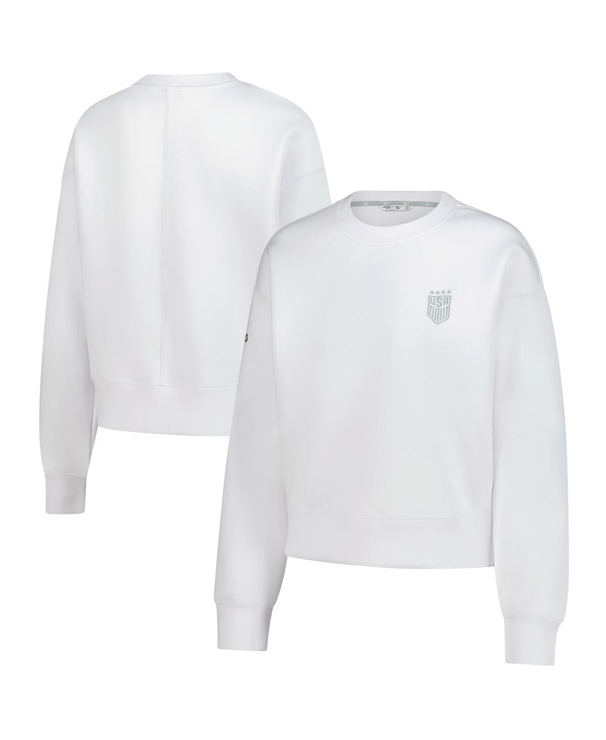 Click here for Levelwear WomensÂ White Uswnt Luxe Sponge Tri-Blen... prices