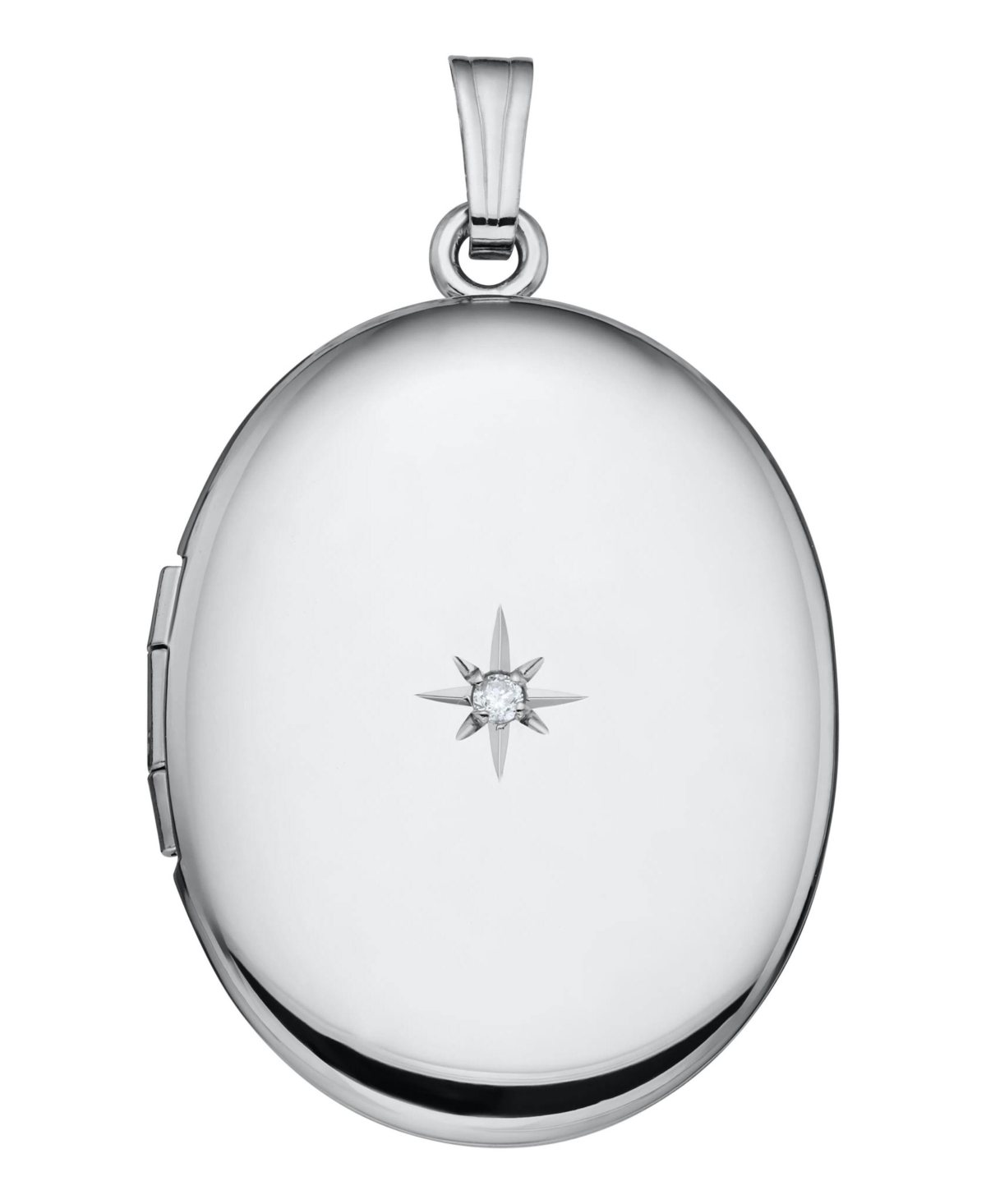 Click here for Drs  Inc. 925 Sterling Silver Oval 17mm Polished L... prices