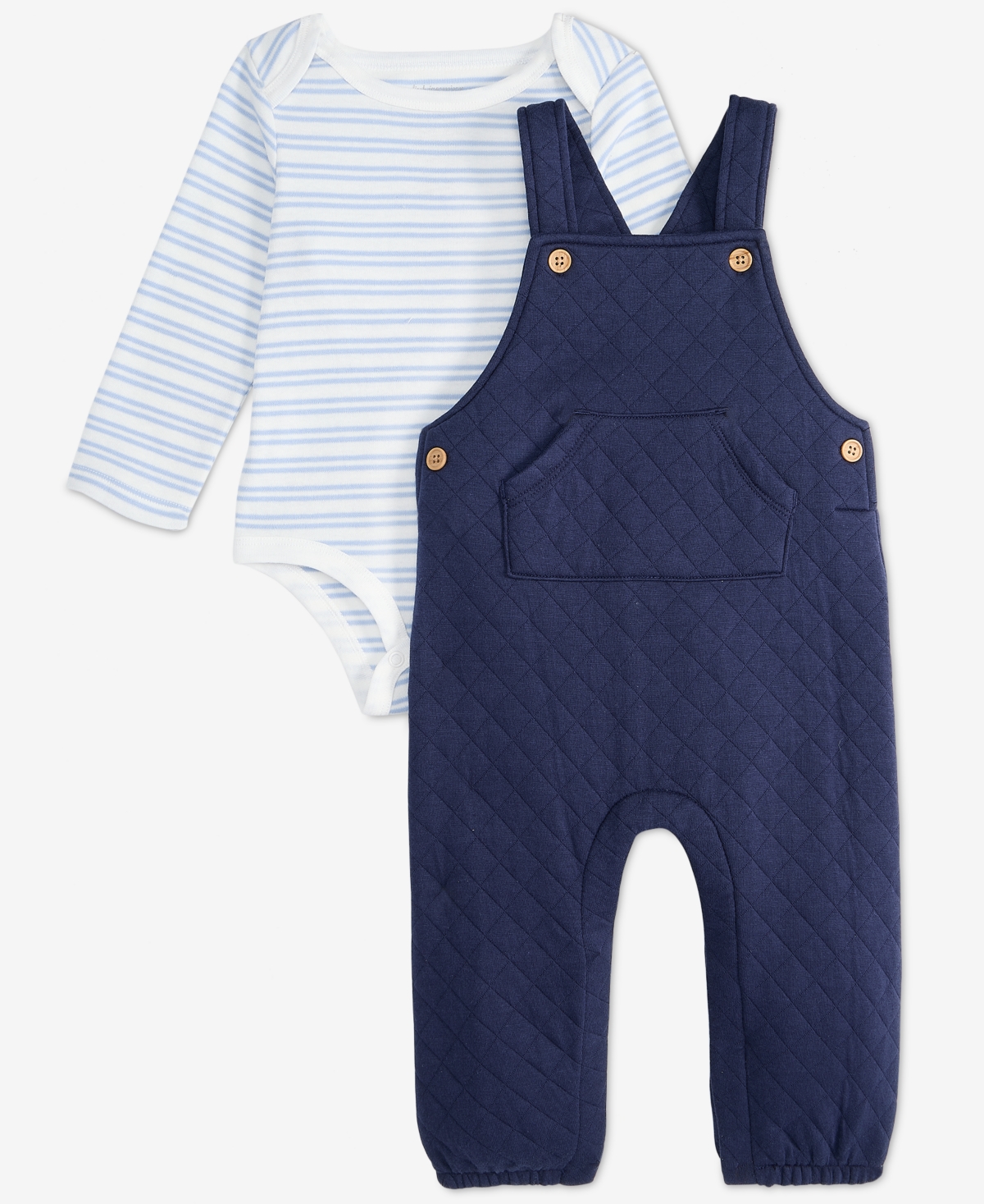 Click here for First Impressions Baby Boys Striped Bodysuit and Q... prices