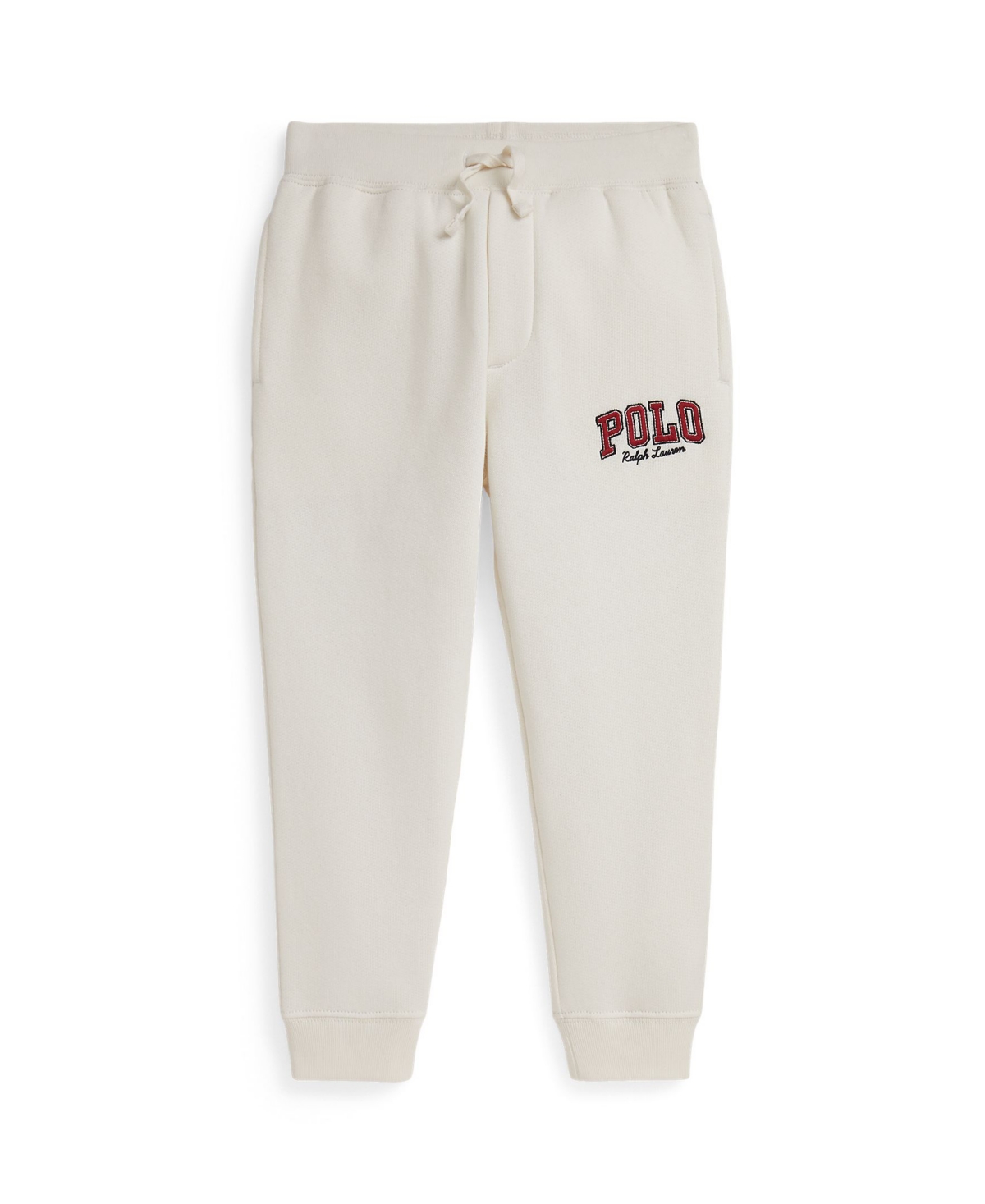 Polo Ralph Lauren Boys Toddler 2T-5T Fleece Joggers - Antique Cream