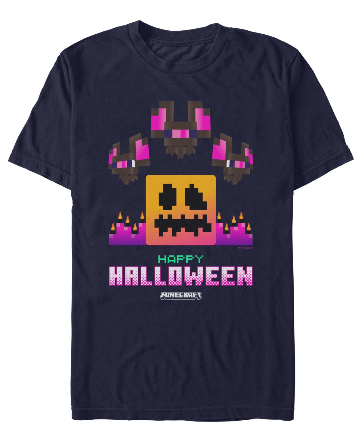 Click here for Fifth Sun Mens Minecraft Graphic T-Shirt - Navy prices