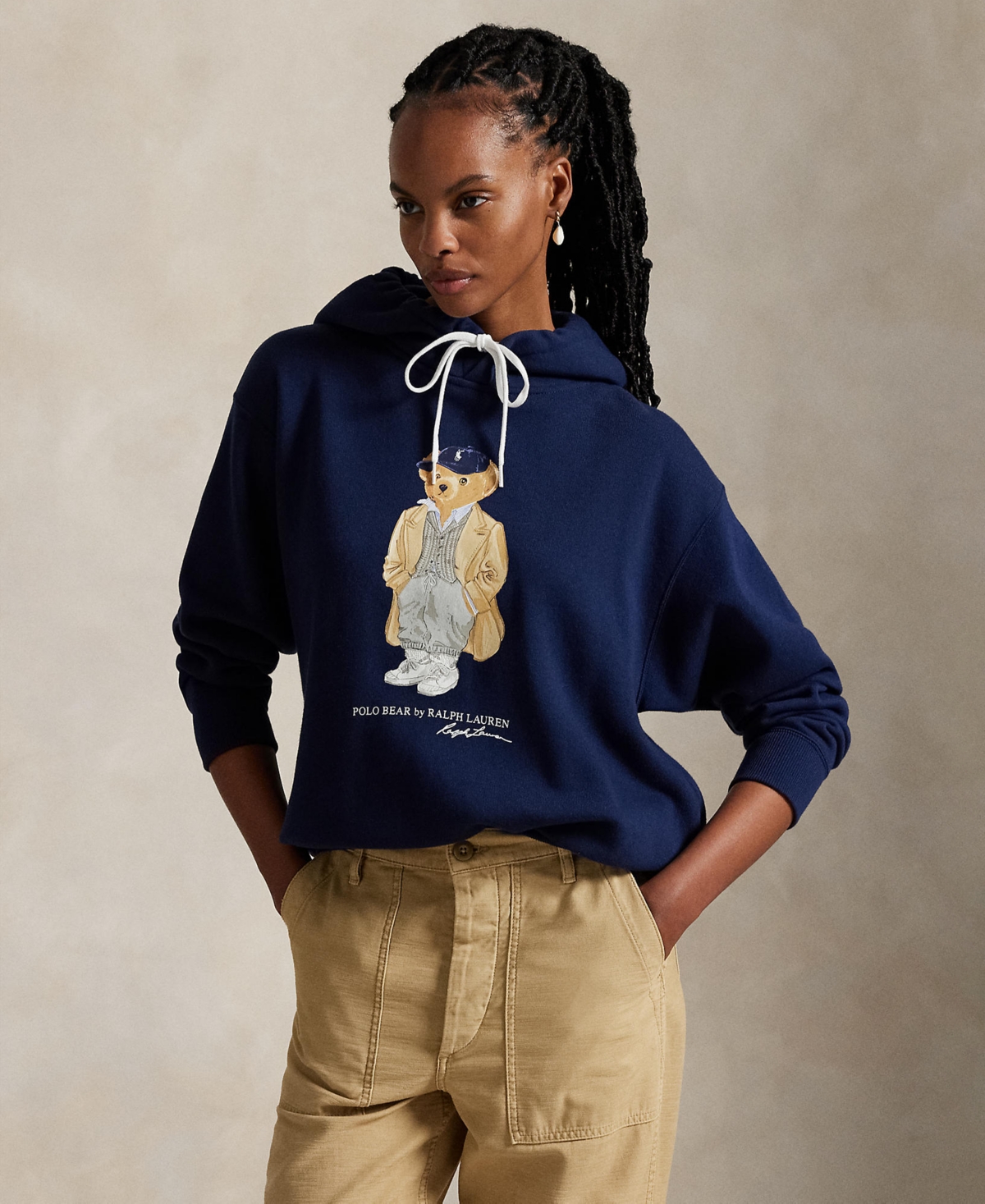 Click here for Polo Ralph Lauren Womens Polo Bear Fleece Hoodie -... prices