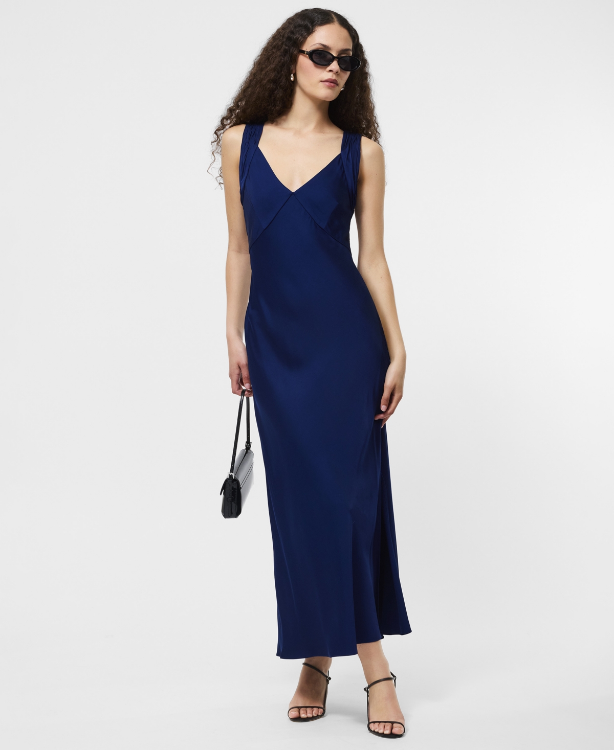 Click here for French Connection Womens Ennis Satin Maxi Dress -... prices