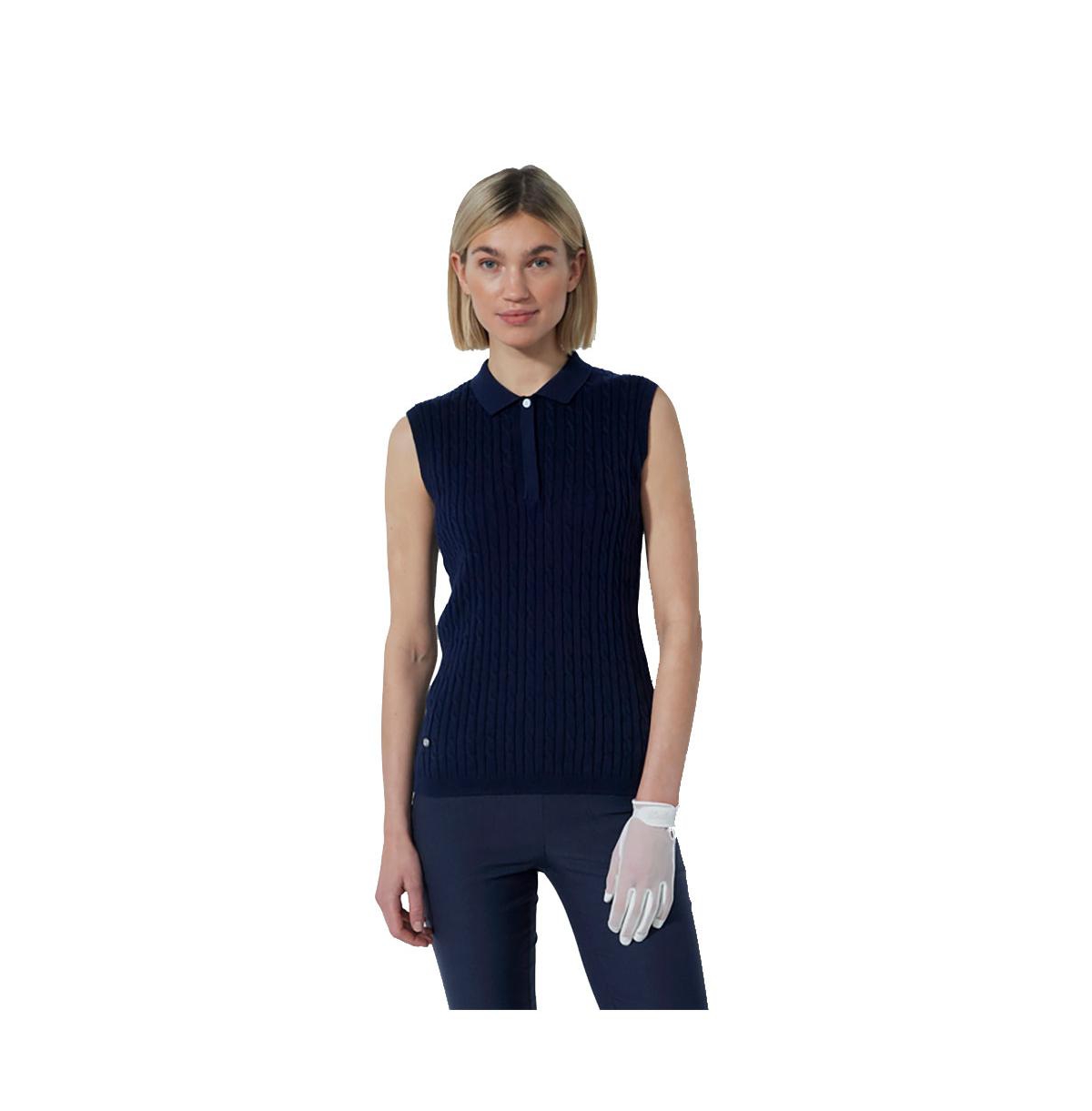 Click here for Daily Sports Womens Madelene Cable Knit Sleeveless... prices