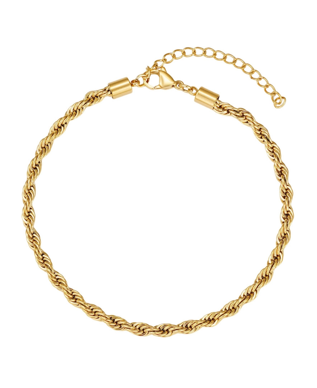 Click here for Adornia Tarnish Resistant Gold Rope Chain Anklet -... prices