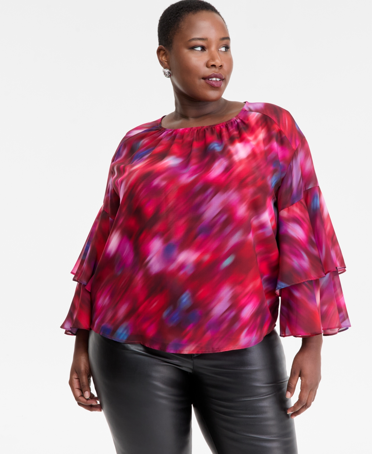 Click here for I.n.c. International Concepts Plus Size Printed Ru... prices