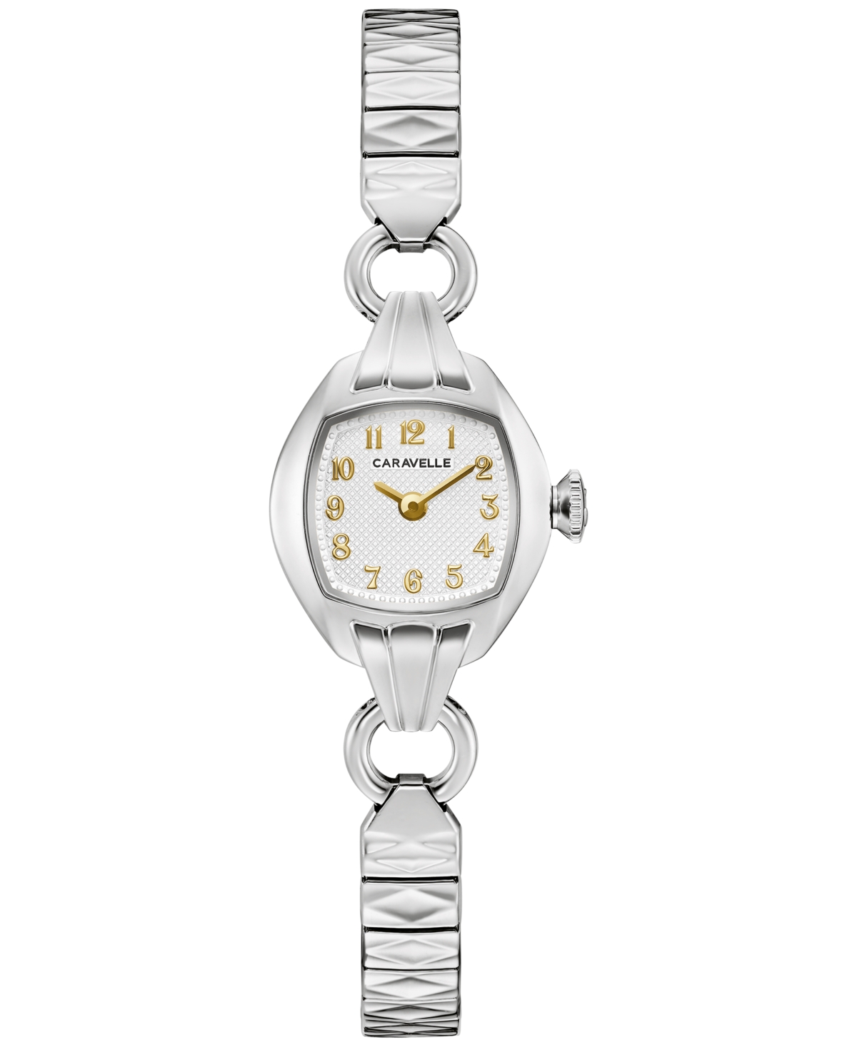 Click here for Caravelle Womens Vintage Classic Silver-Tone Stain... prices