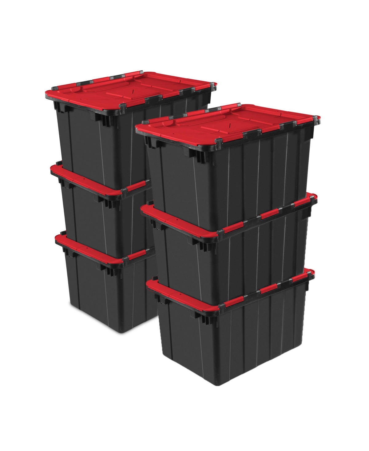 Click here for Sterilite 12 Gallon Hinged Lid Industrial Tote  St... prices