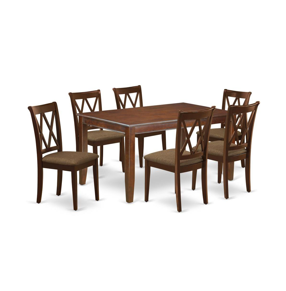 Click here for East West Furniture Dining Room Set Mahogany  DUCL... prices