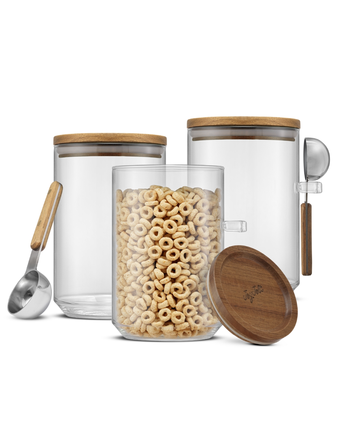 Click here for JoyJolt Holden Stackable Glass Storage Canister wi... prices
