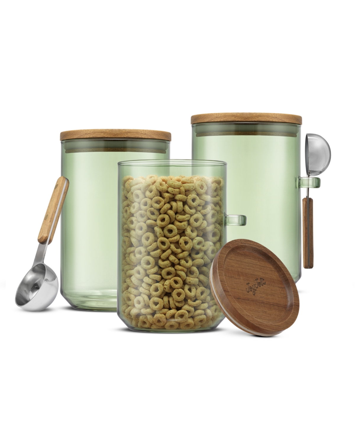 Click here for JoyJolt Holden Stackable Glass Storage Canister wi... prices