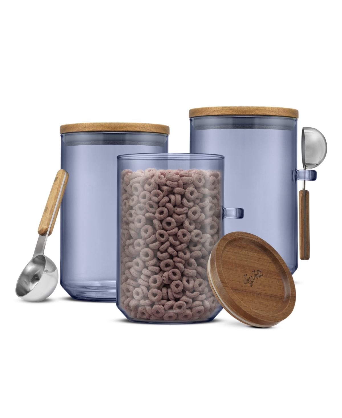 Click here for JoyJolt Holden Stackable Glass Storage Canister wi... prices