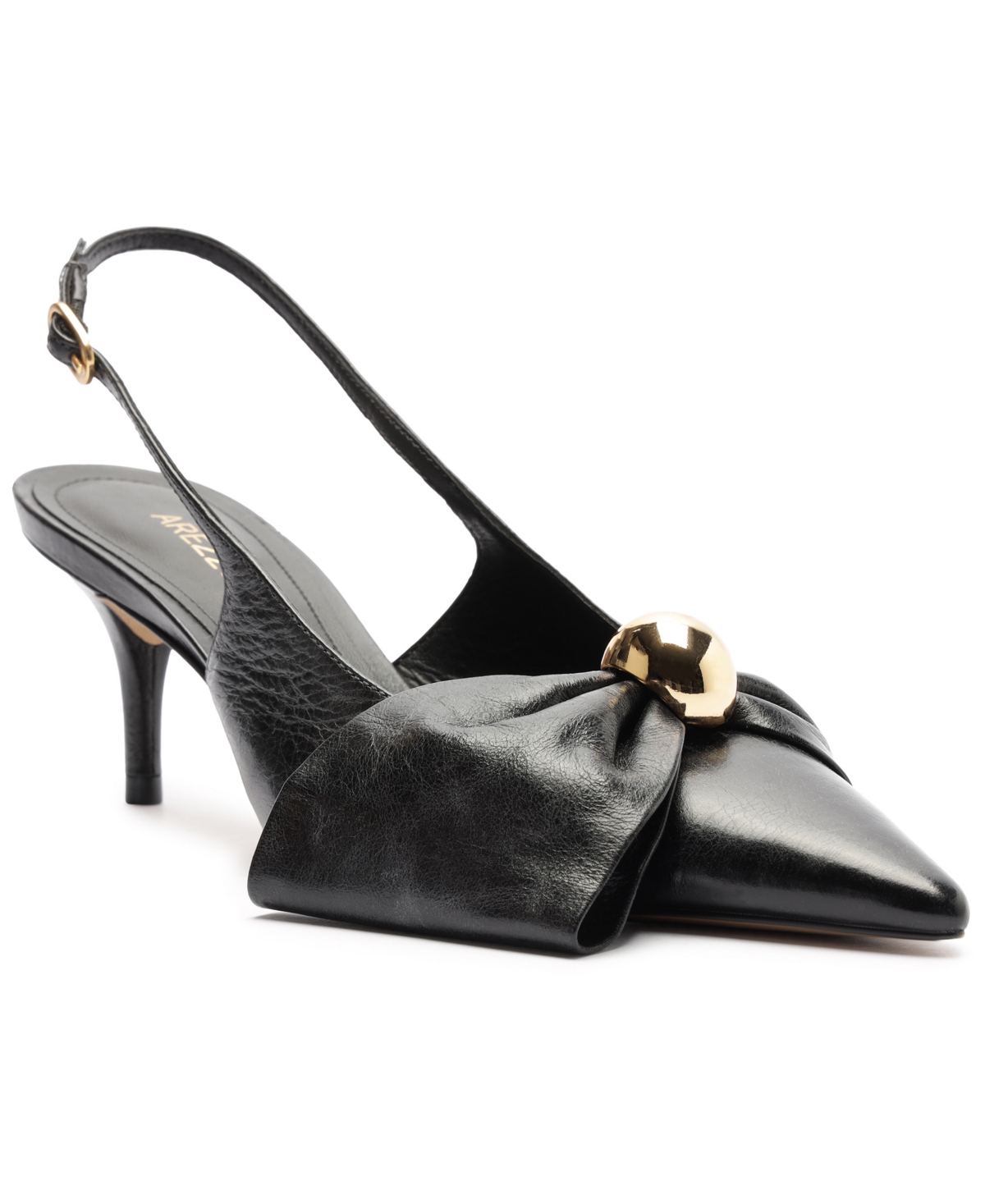 Click here for Arezzo Womens Rayna Low Pumps - Black prices