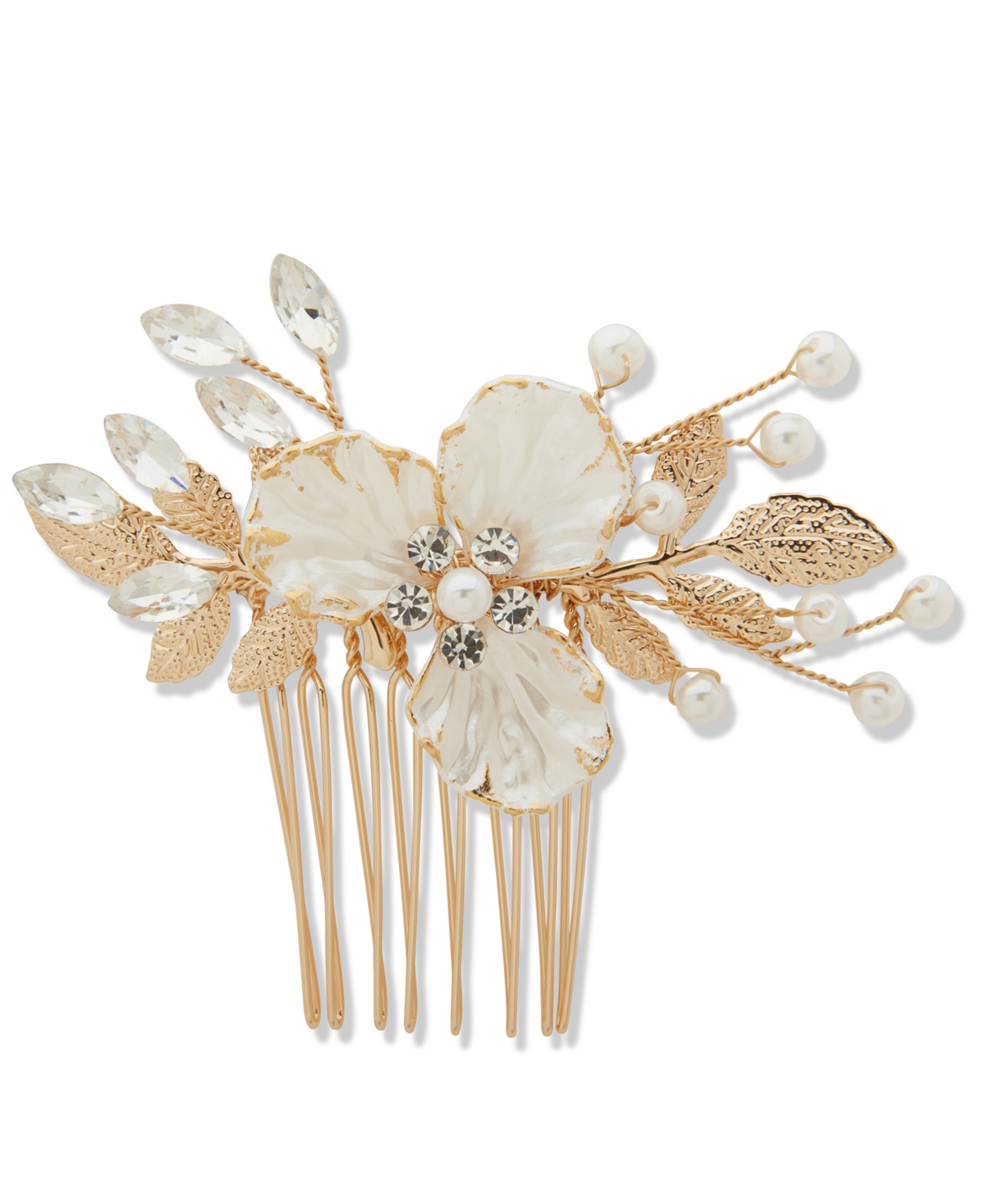 Click here for lonna & lilly Gold Tone Polished Flower Hair Comb... prices