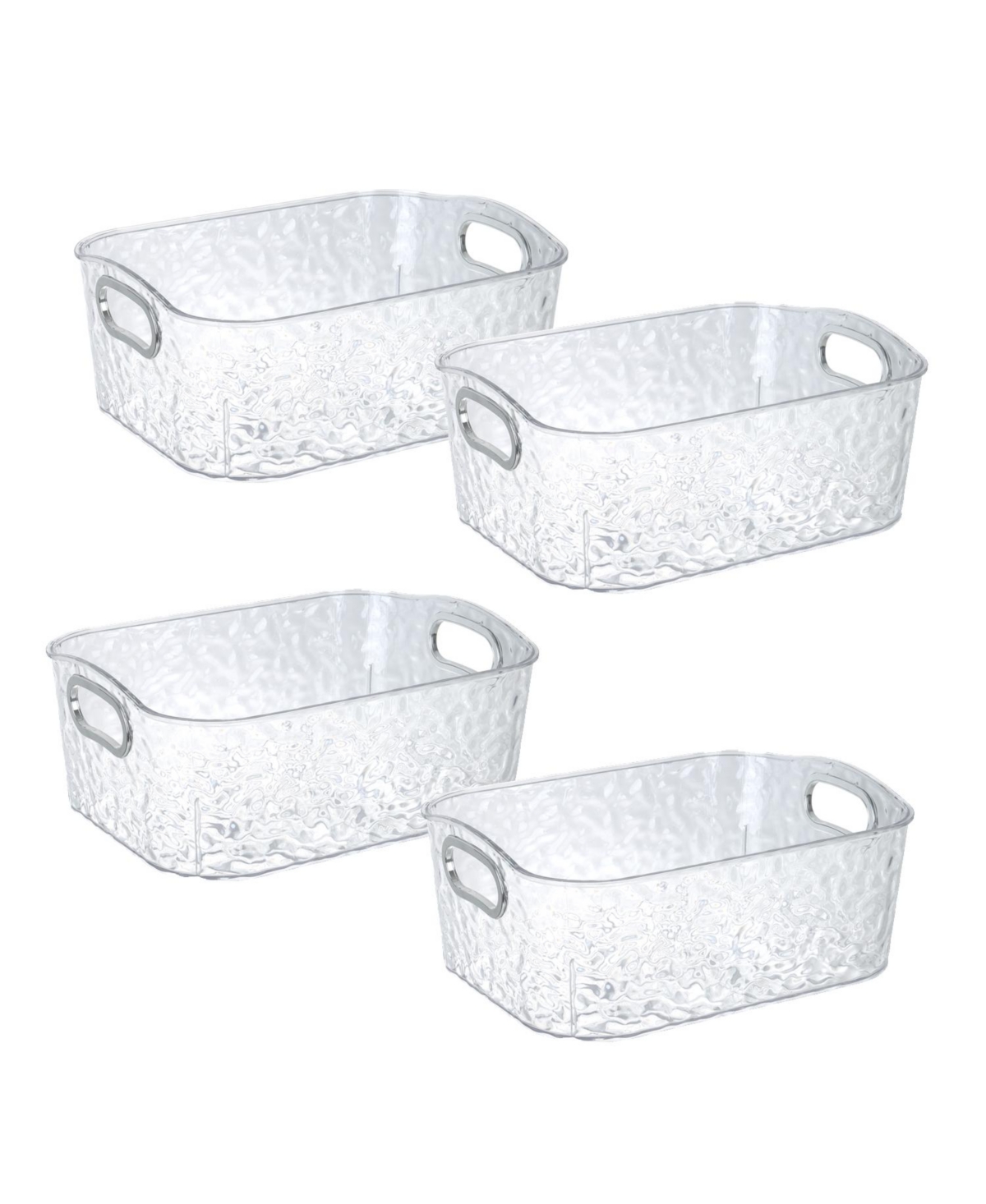 Click here for Trio Essentials Trio Home 4 Pack Clear Storage Bin... prices