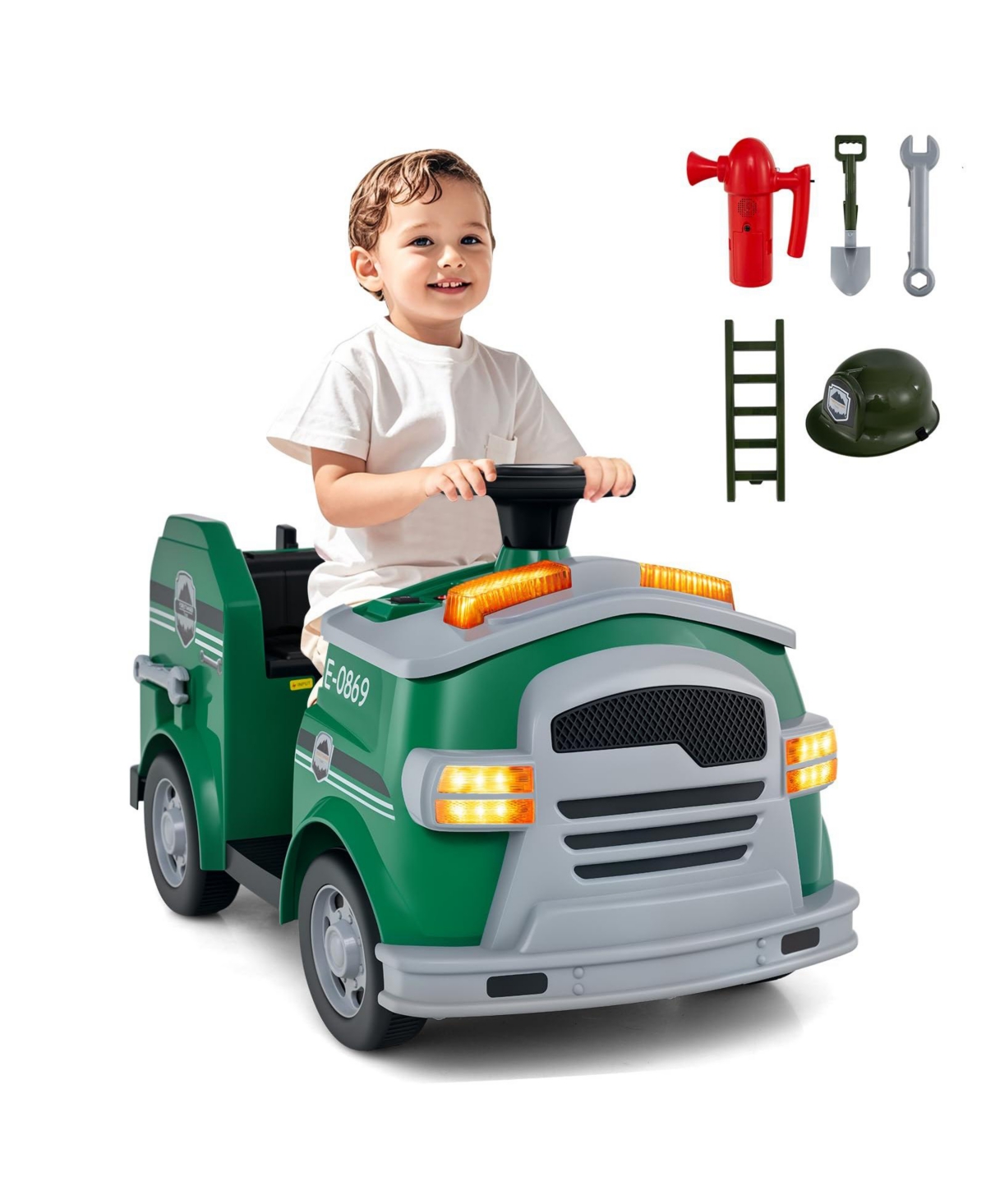 Click here for Police Car Ride on  12V Electric Cop Truck Kids Ca... prices
