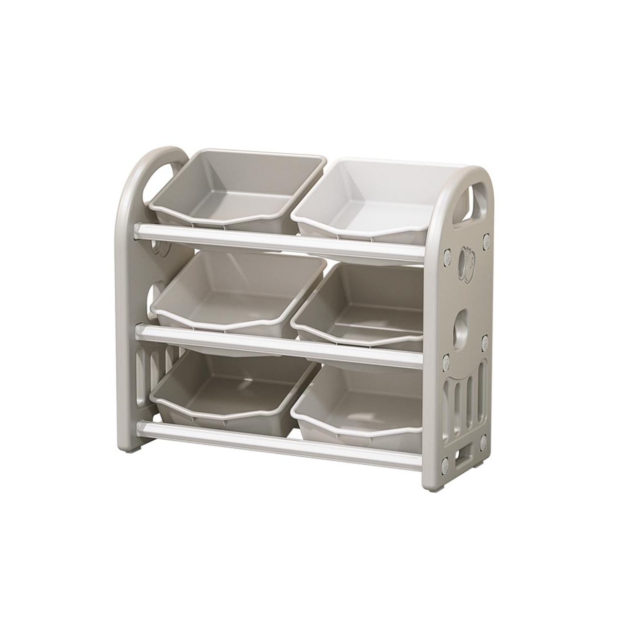 Click here for Jujabu Gray Hdpe Kids Toy Storage Organizer with 6... prices