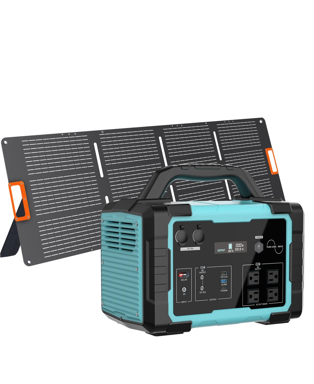 Click here for Mondawe 1800W Portable Power Station with 200W Fol... prices