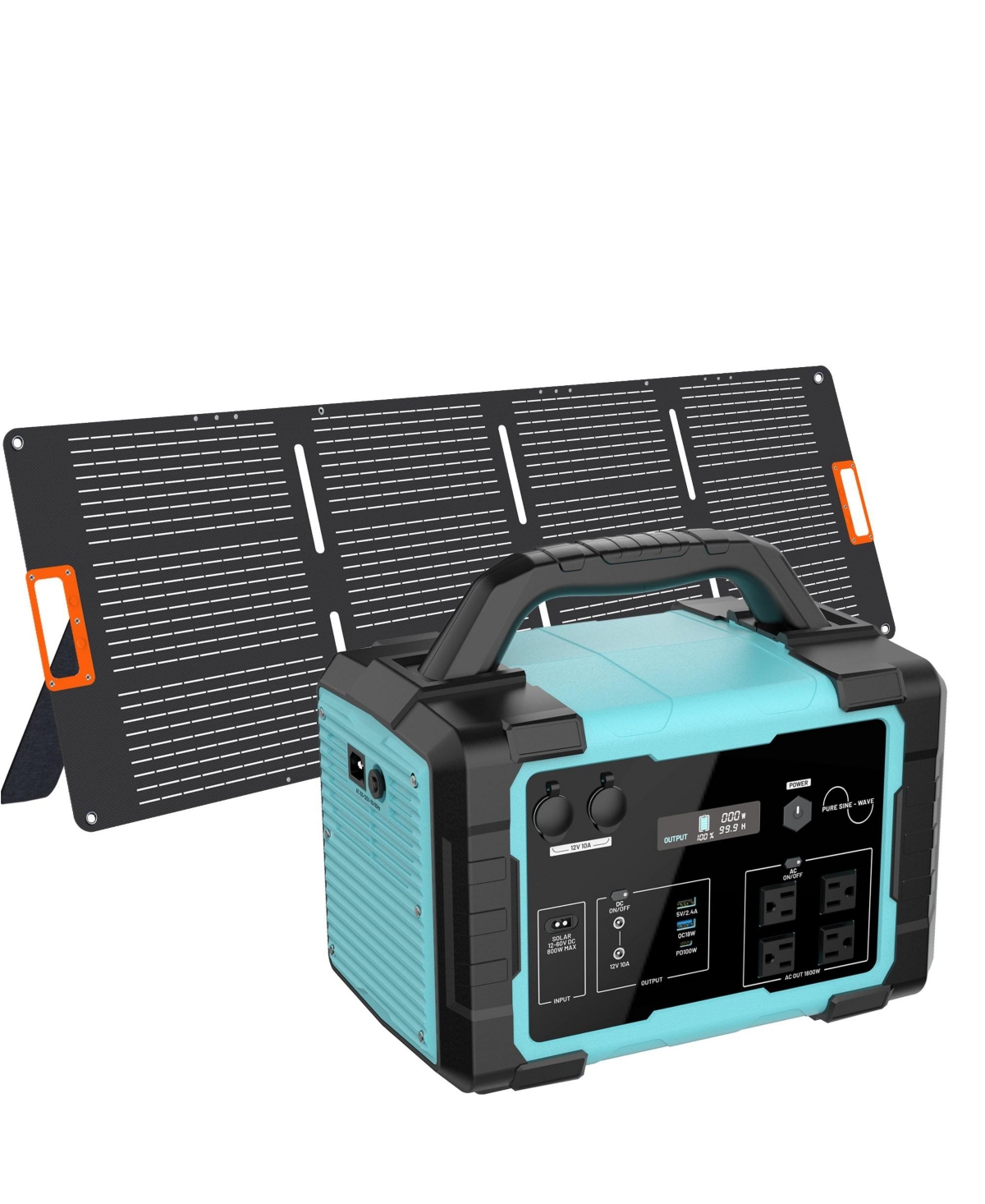 Click here for Mondawe 1800W Portable Power Station with 200W Fol... prices