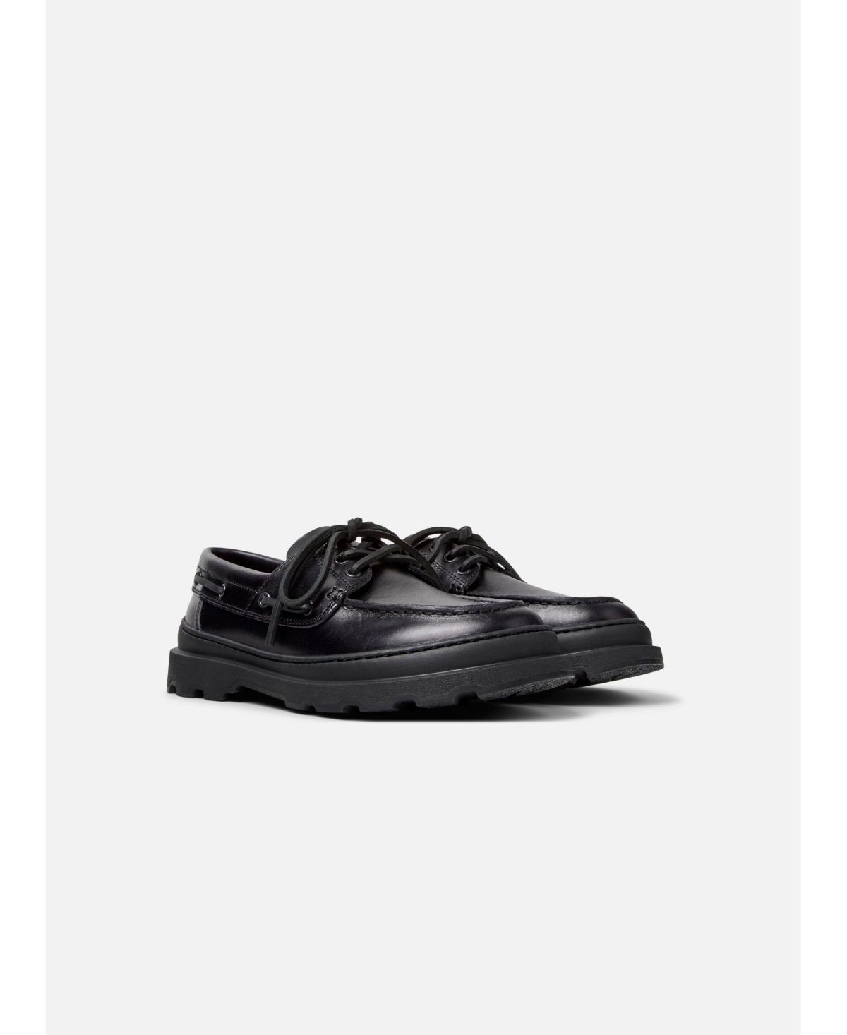 Click here for Camper Mens Brutus+ Leather Shoes - Black prices
