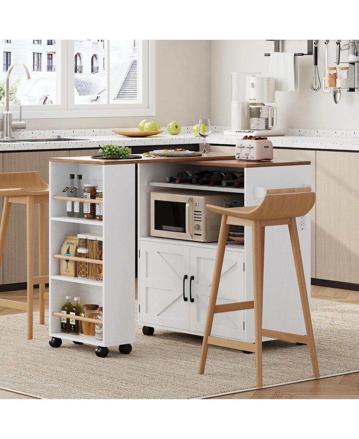 Click here for Ironck Kitchen Island with Storage and Power Outle... prices