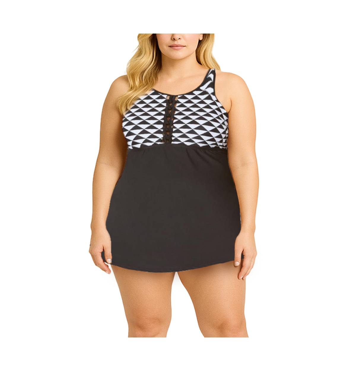 Click here for Swimsuits for All Womens Macrame High Neck Swimdre... prices