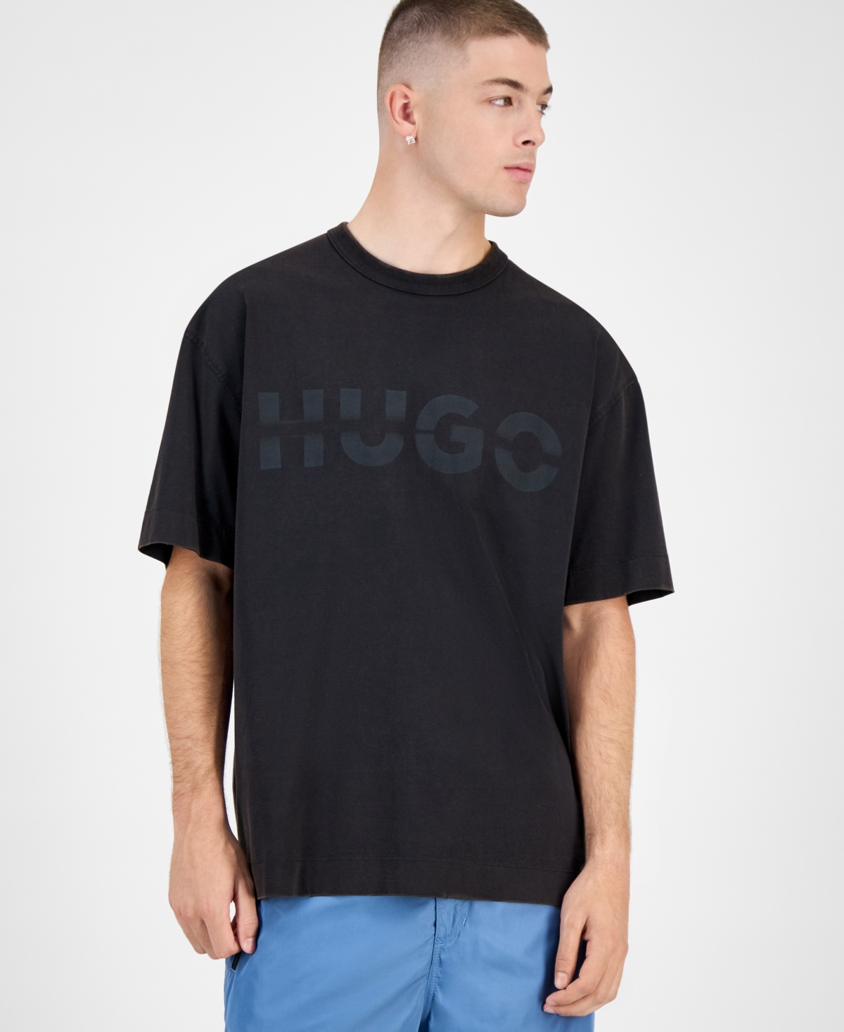 Click here for Hugo Boss Mens Cotton Nenzye Short-Sleeve Terry Lo... prices