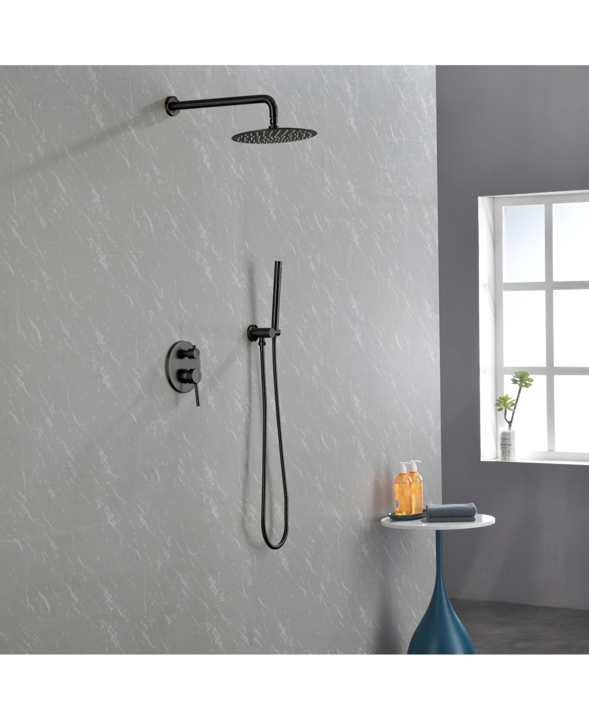 Click here for Rainsken Wall Mounted Shower Faucet Set with High... prices