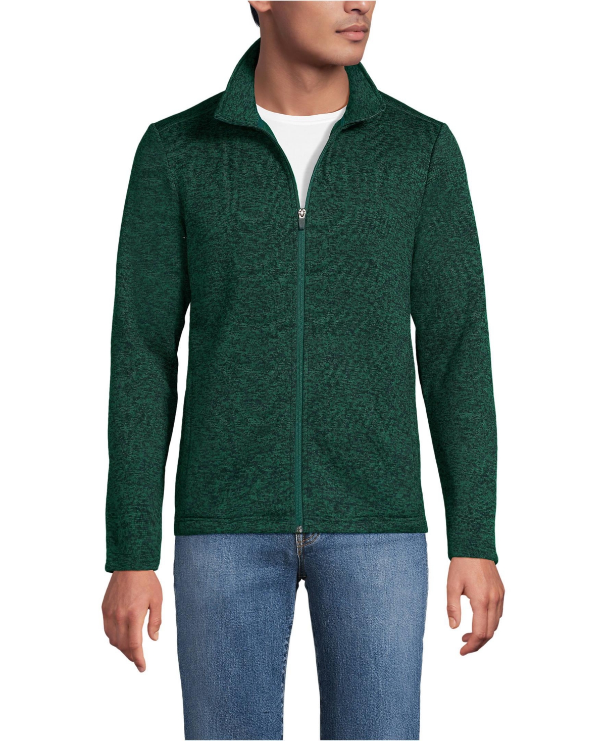 Click here for Lands End School Uniform Mens Sweater Fleece Zip F... prices