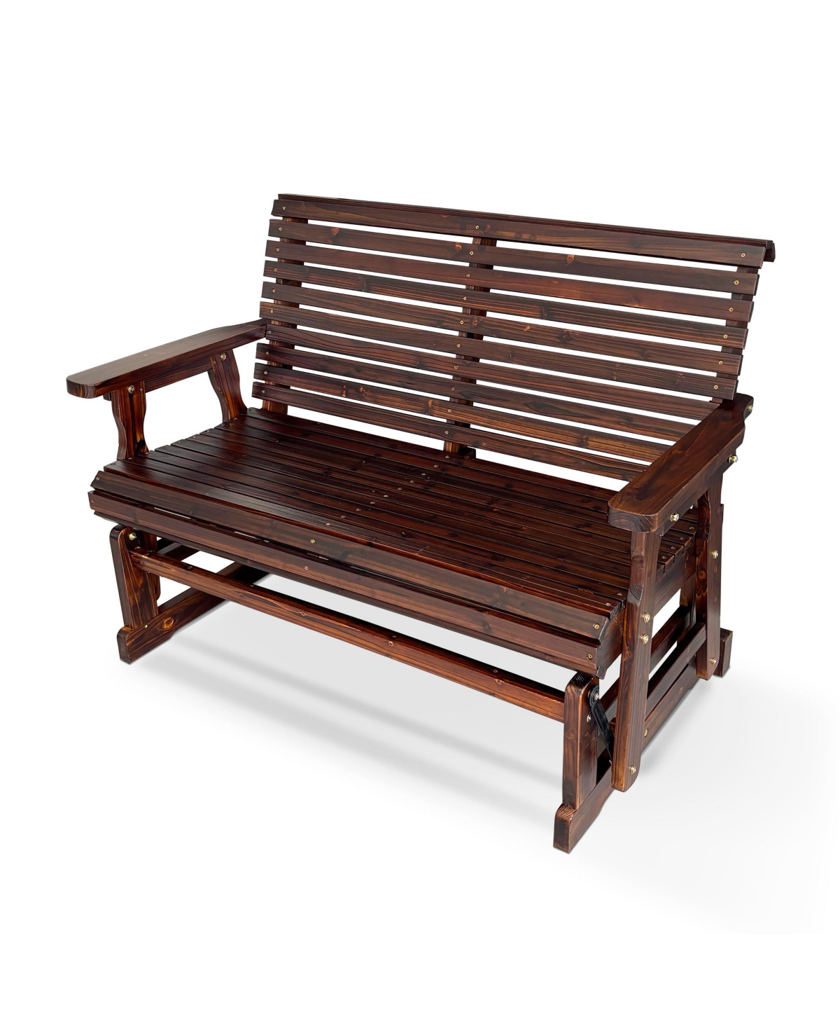 Click here for Mega Casa Wooden Patio Glider with High Roll Back... prices