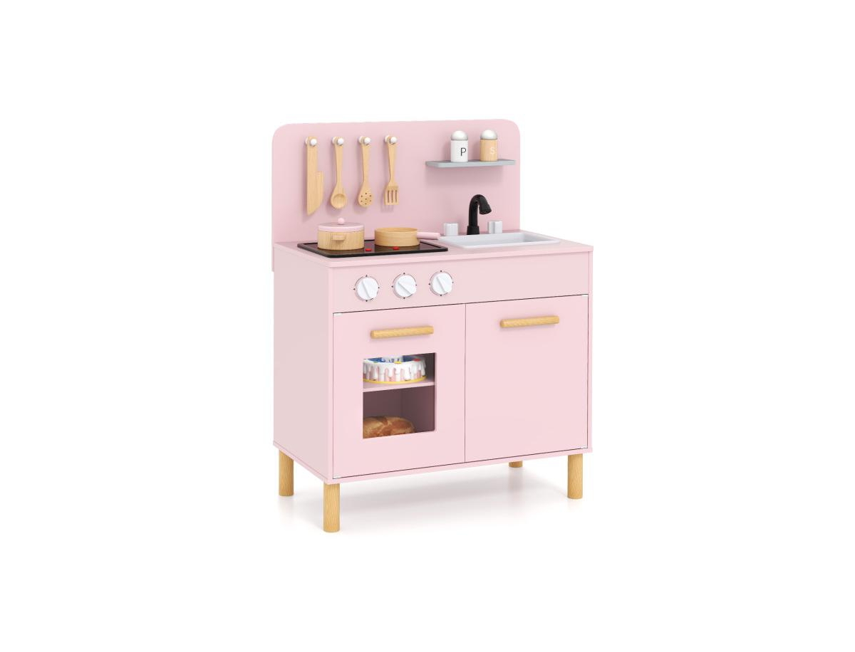 Click here for Akiudex Wooden Play Kitchen Set with Lights  Sound... prices