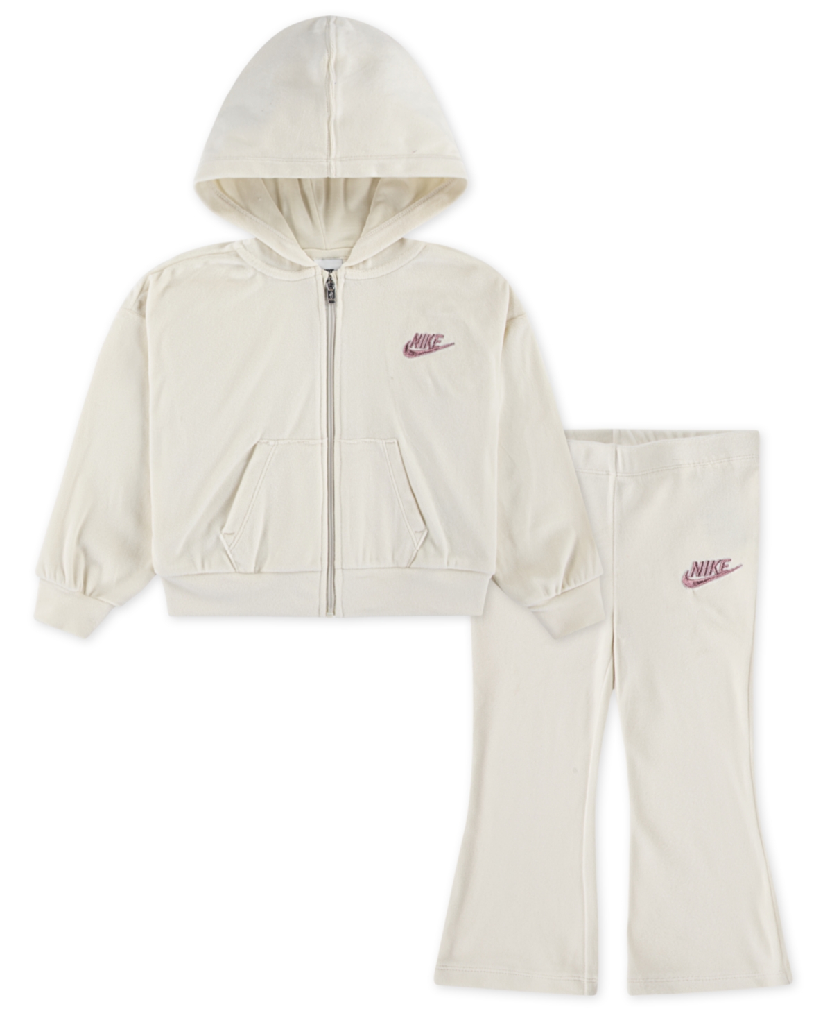 Click here for Nike Toddler Girls 2T-4T 2-Piece Zip-Up Hoodie and... prices
