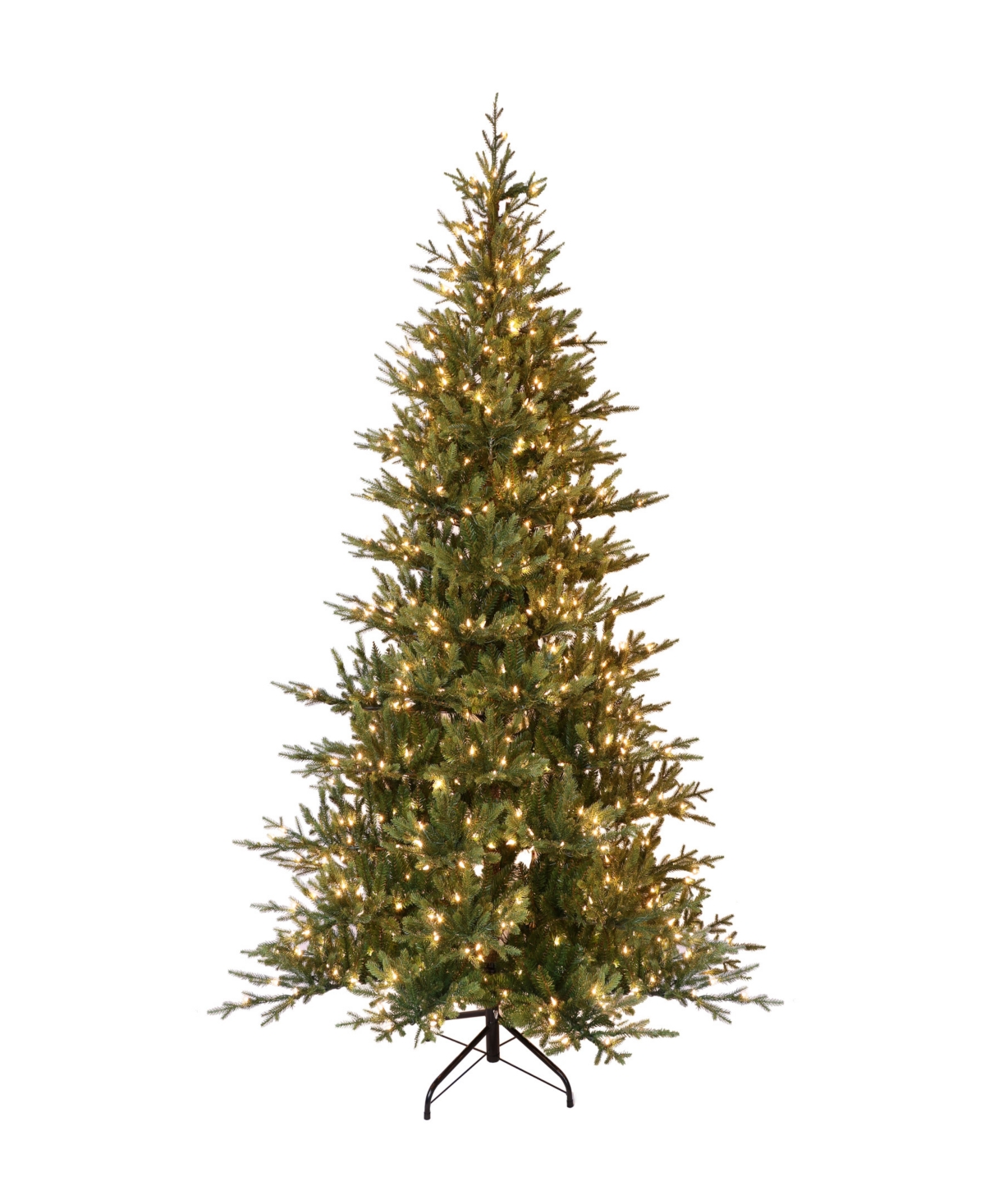 Puleo 7.5FT Pre-Lit Bradford Fir Artificial Christmas Tree - Green