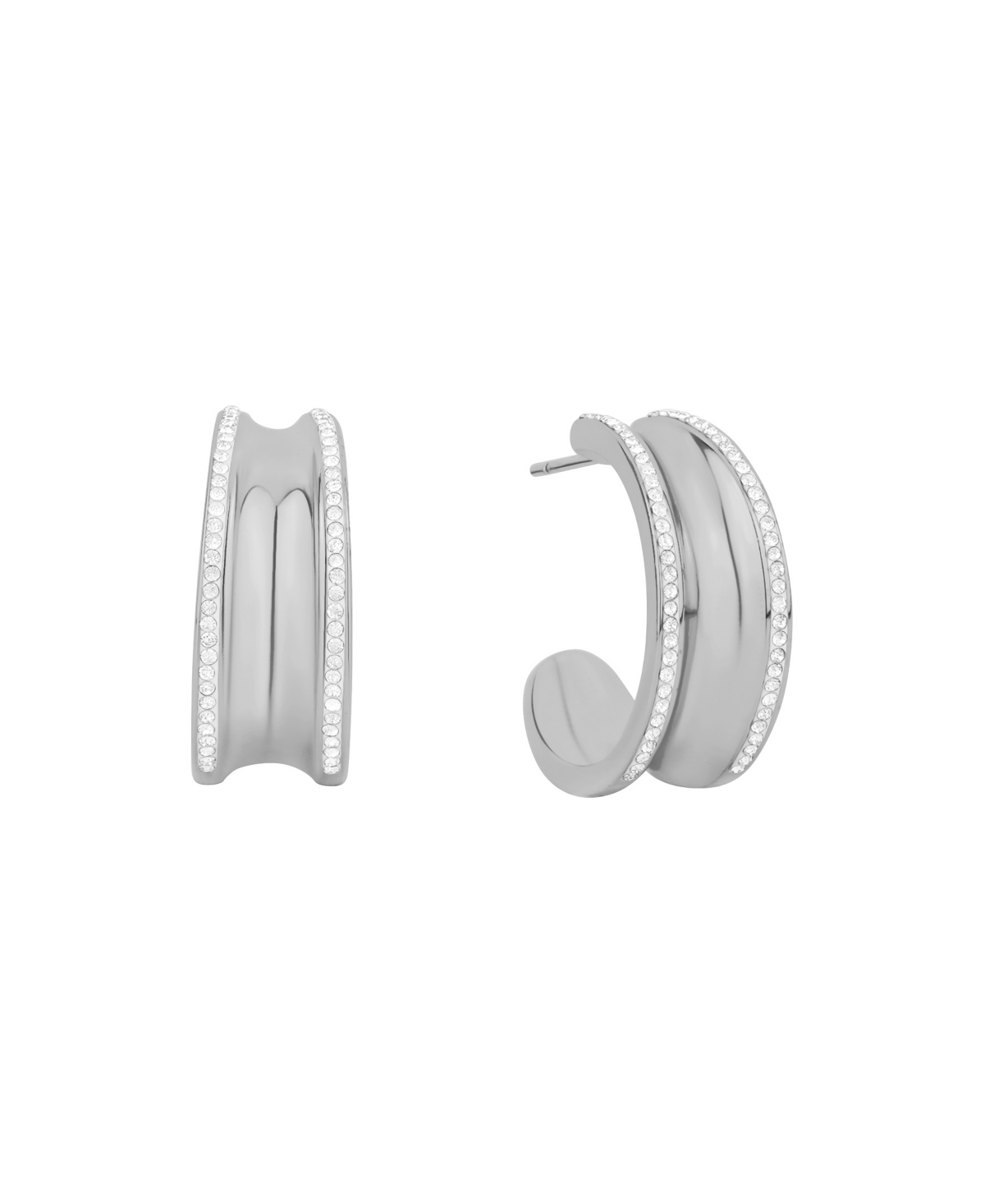 Click here for And Now THis Crystal Stones Hoop Earrings prices