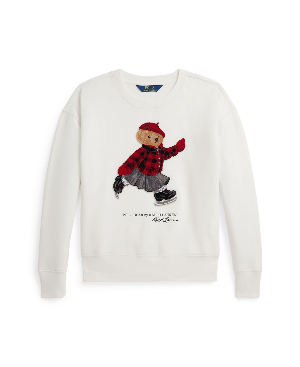 Click here for Polo Ralph Lauren Girls 7-16 Polo Bear Boxy Sweats... prices