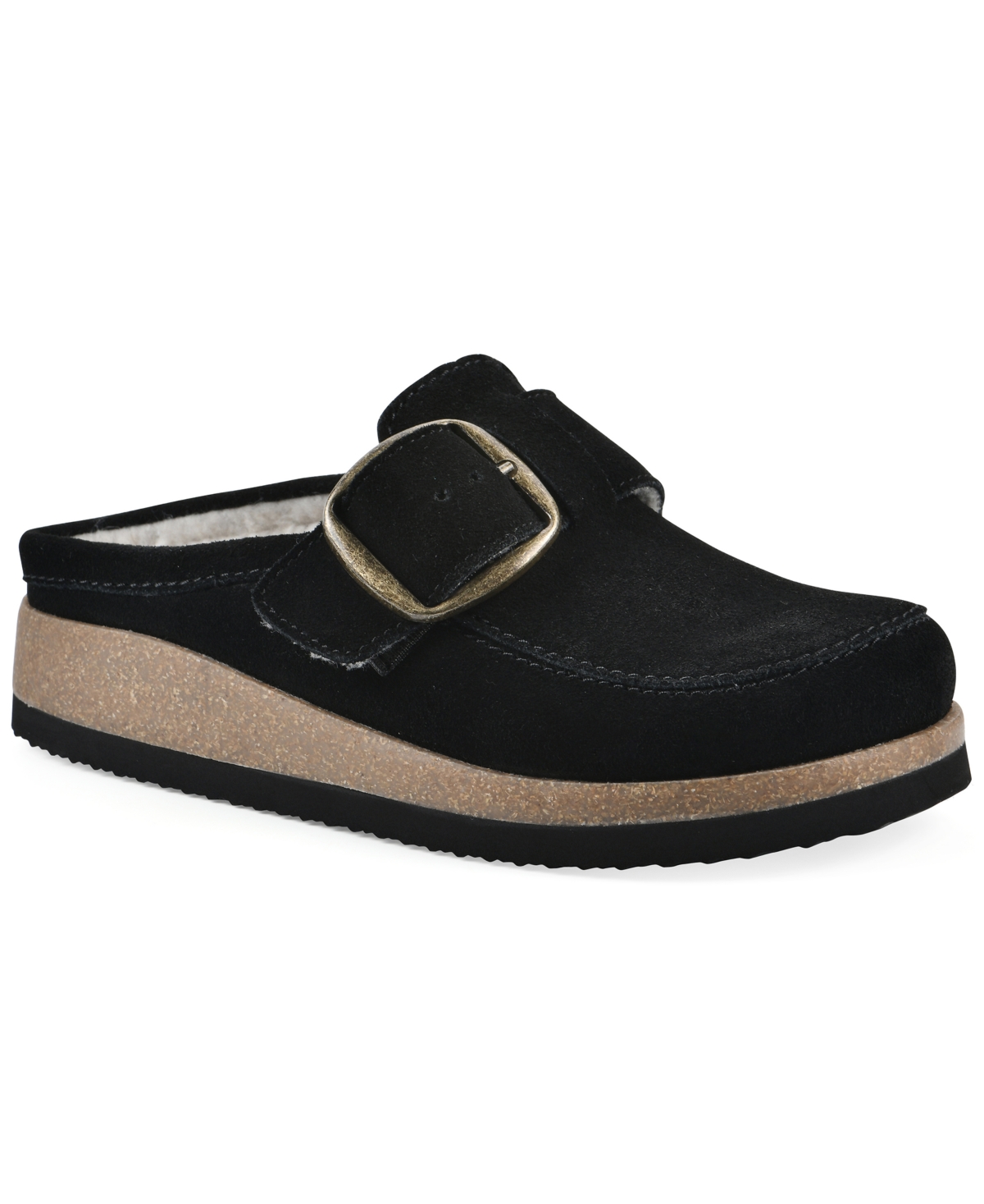 Click here for White Mountain Womens Bueno Slip On Clogs - Black... prices
