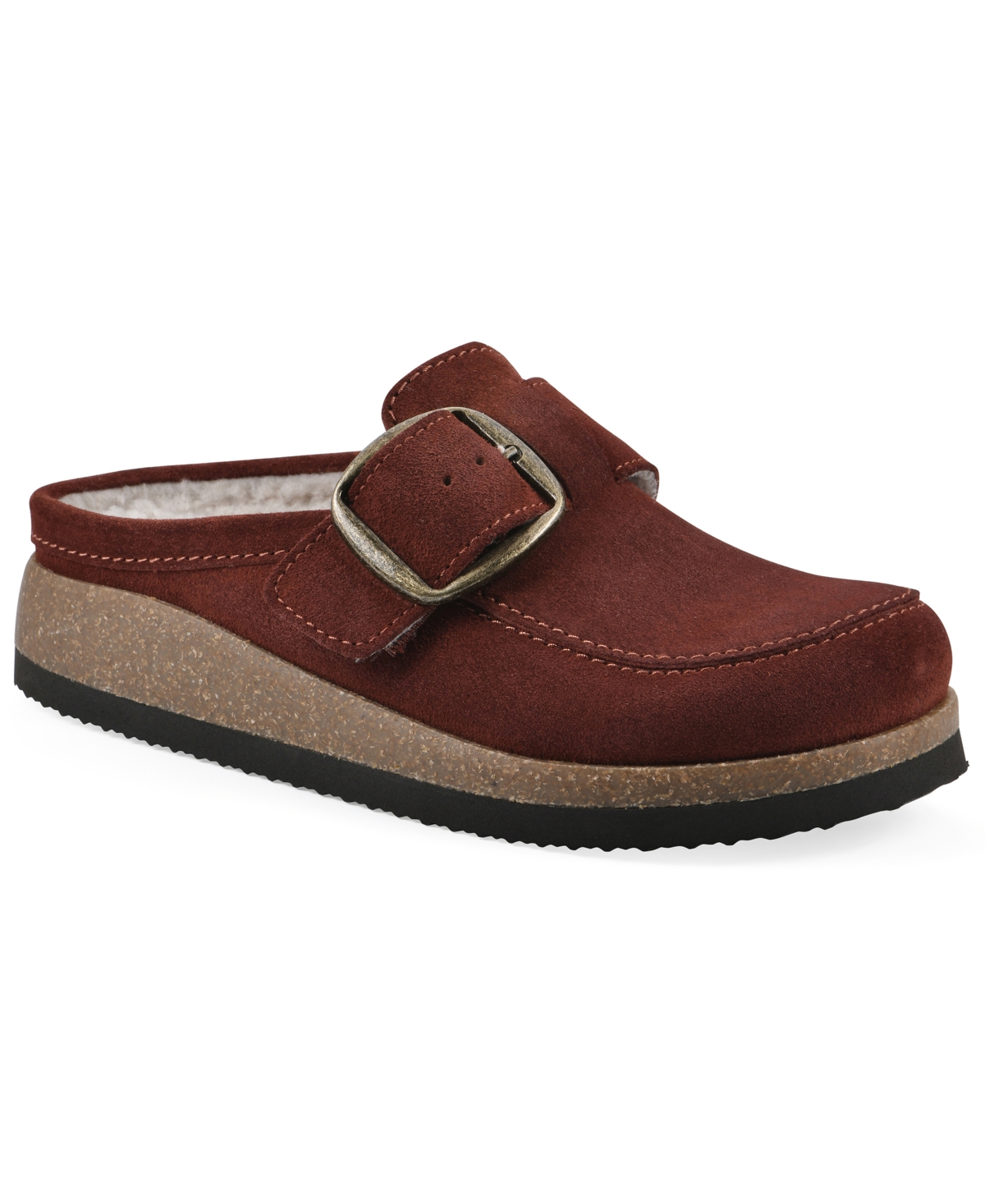 Click here for White Mountain Womens Bueno Slip On Clogs - Rust F... prices