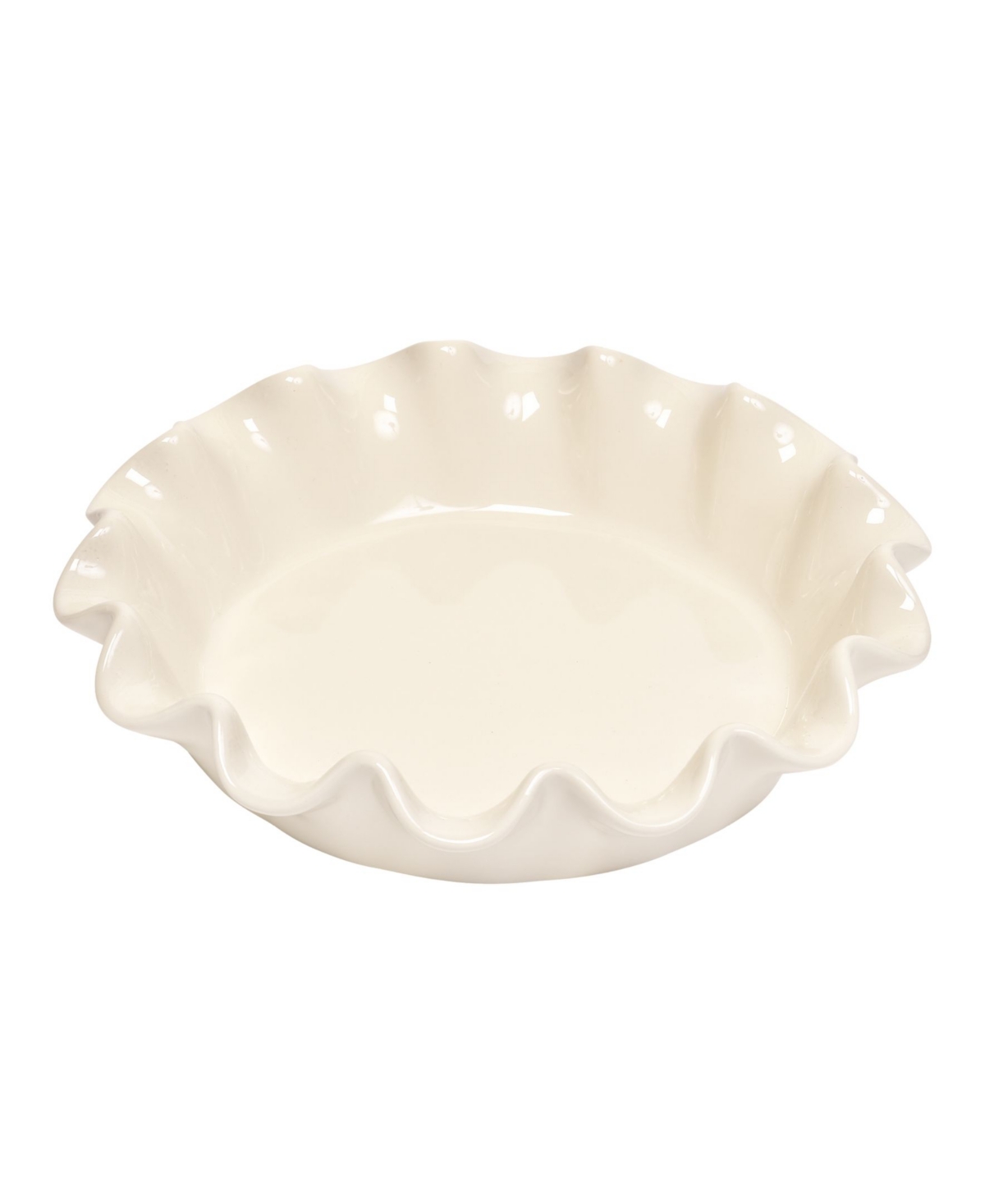 Click here for Emile Henry Ceramic 10.4 Ruffled Pie Dish - Tan prices