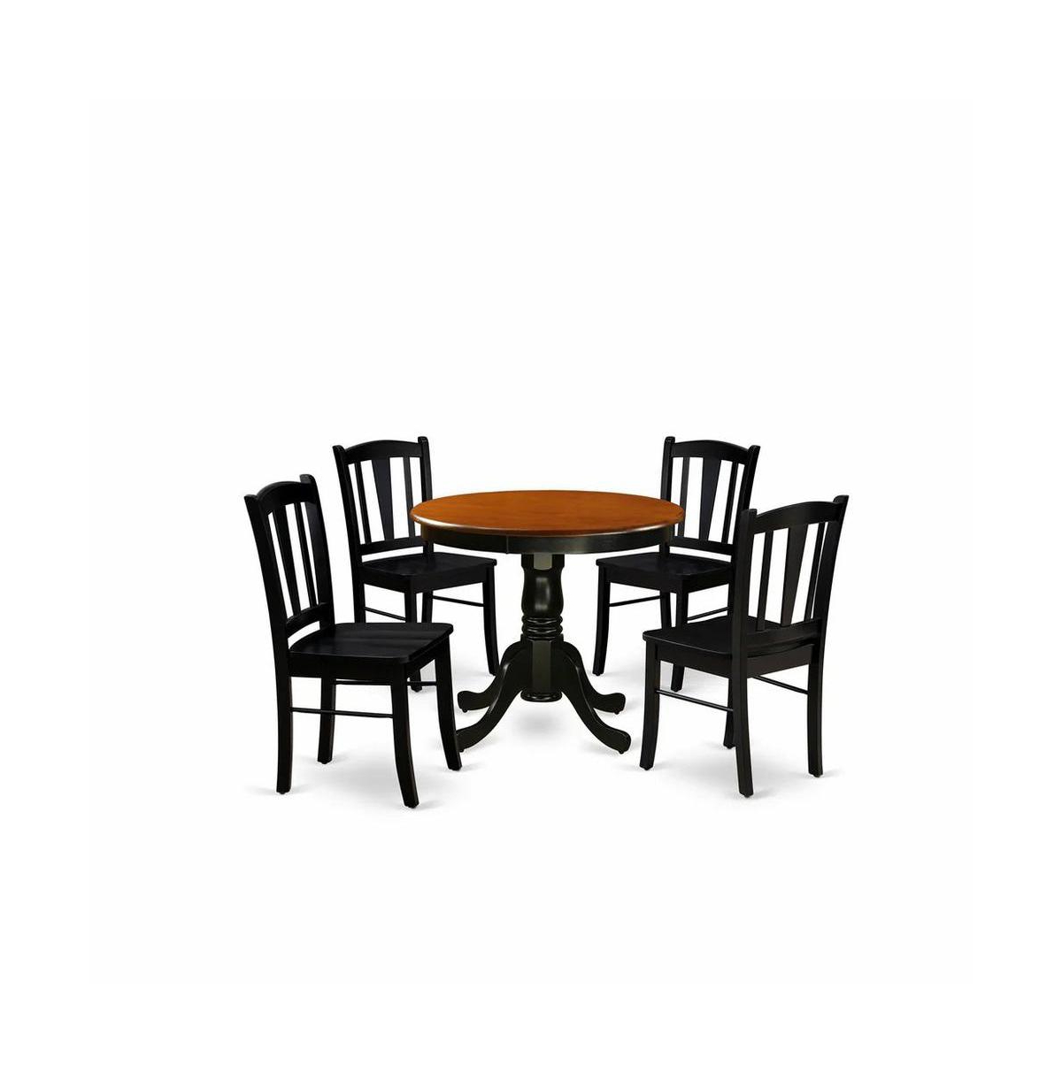 Click here for East West Furniture 5-Pc Kitchen Dining Room Set-... prices