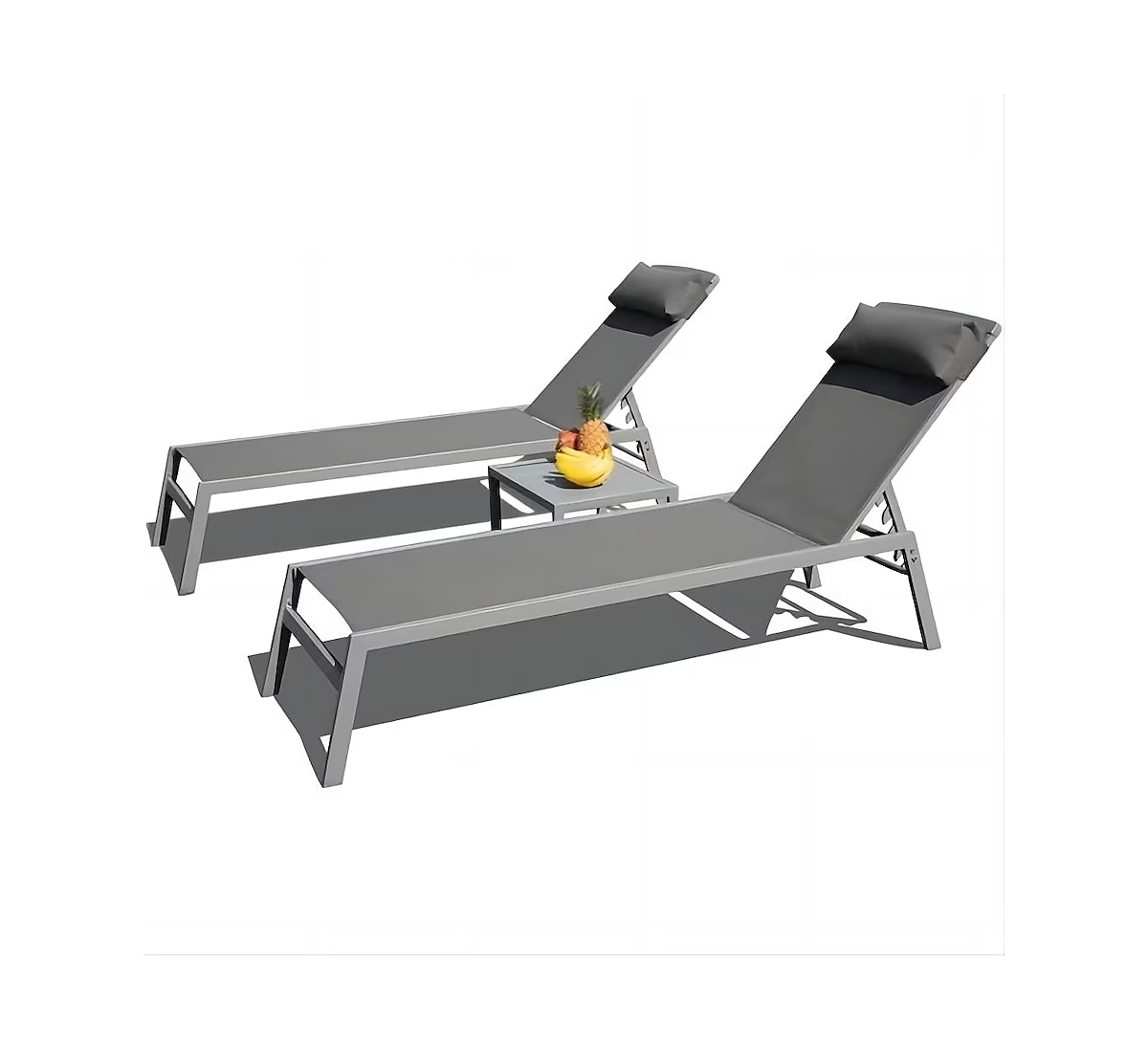 Click here for Clihome Patio Chaise Lounge Set of 3 Woven Patio C... prices