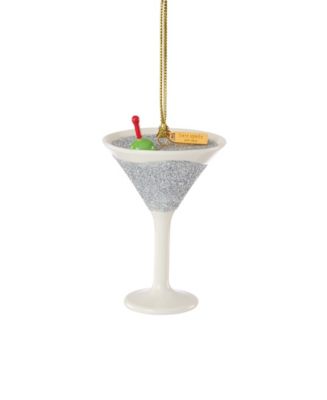 Kate Spade Be Jolly Martini Ornament - Macy's