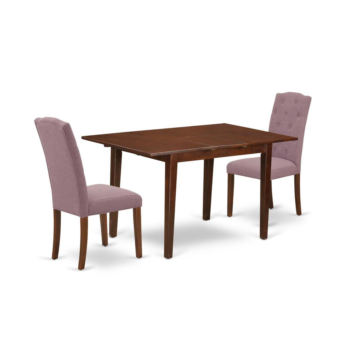 Click here for East West Furniture Dining Room Set Mahogany - Mah... prices