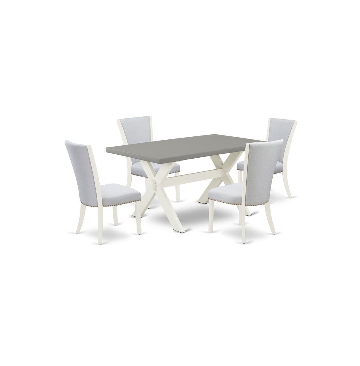 Click here for East West Furniture 5-Piece Dinette Set Includes 4... prices