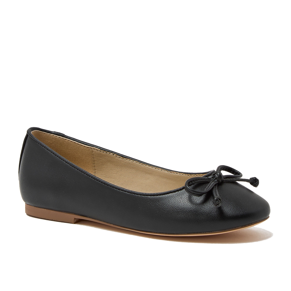 Lands End Girls Slip On Ballet Flats - Black