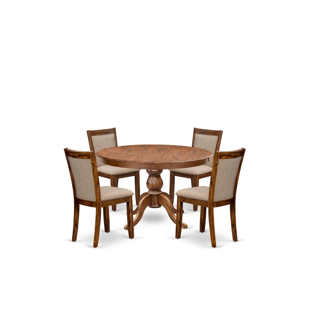 Click here for Luxe by East West Furniture 5-Pc Kitchen Table Set... prices