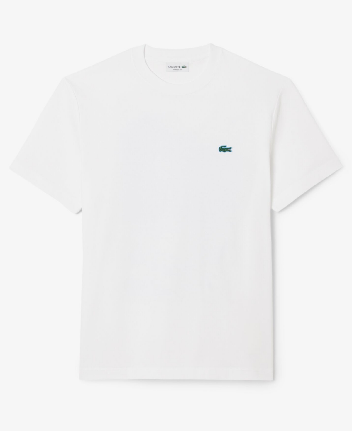 Click here for Lacoste Mens Printed Short Sleeve T-Shirt - White prices