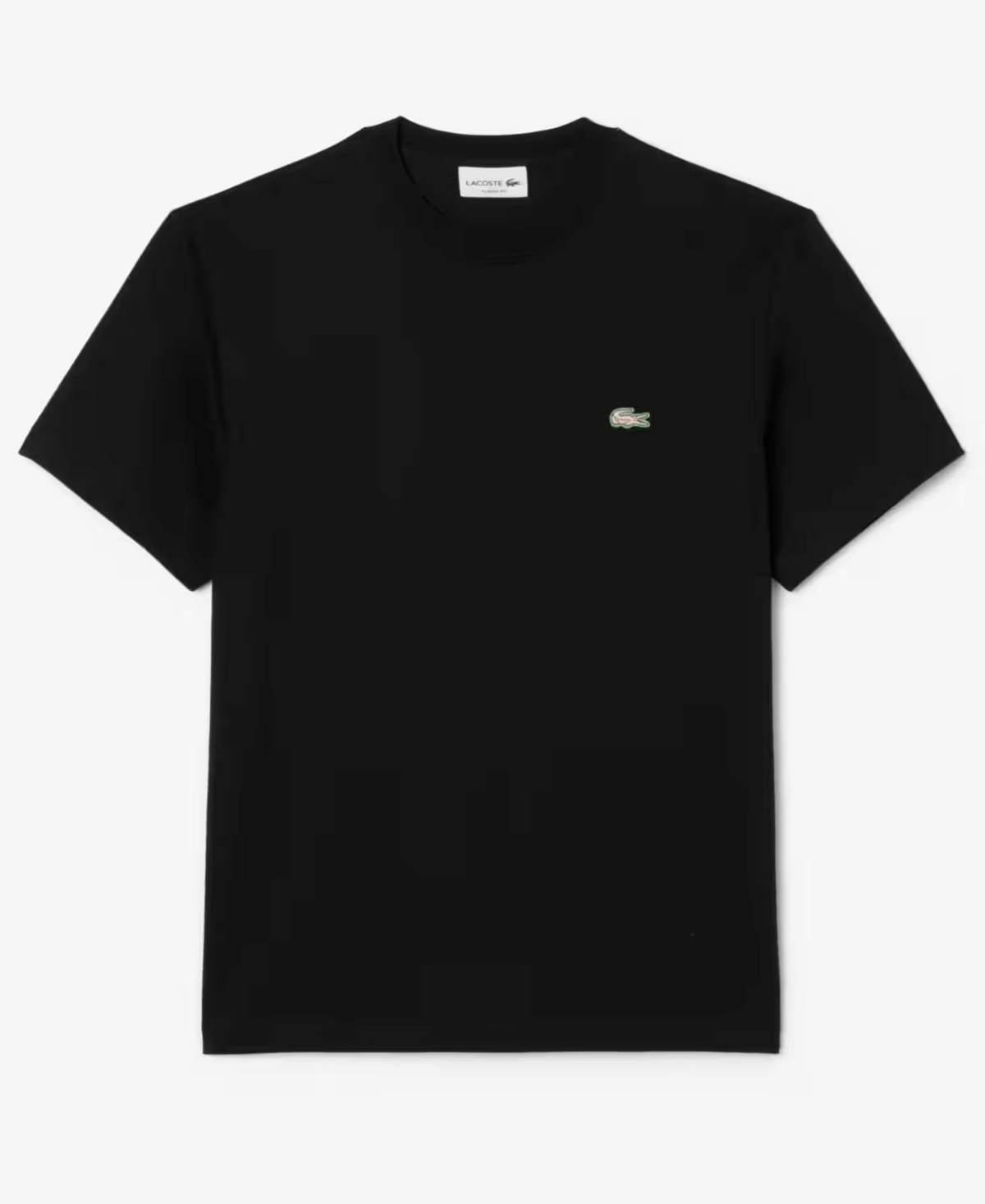 Click here for Lacoste Mens Printed Short Sleeve T-Shirt - Black prices